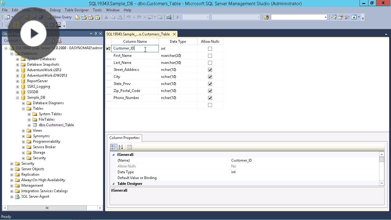 Database Design - SQL Server 2014 - BEGINNER - Skillsoft