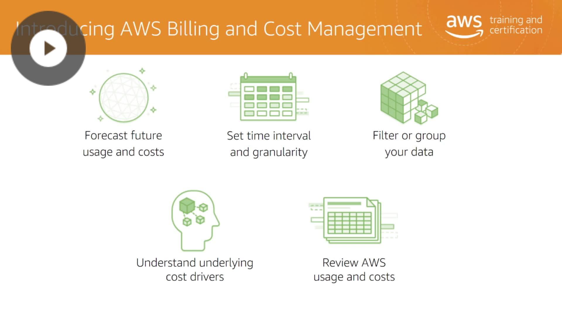 Introduction to AWS Billing and Cost Management - AWS 2020 - BEGINNER ...