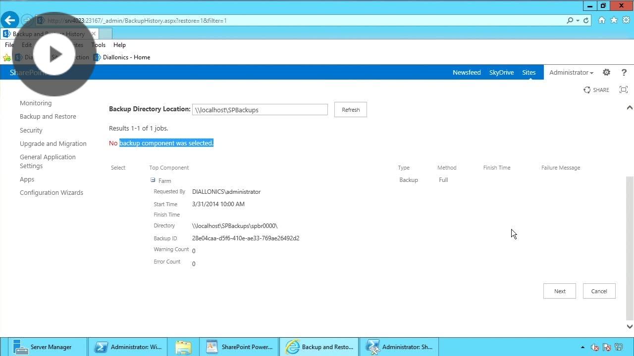 Powershell 4: SharePoint configuration - PowerShell 4 - BEGINNER - Skillsoft