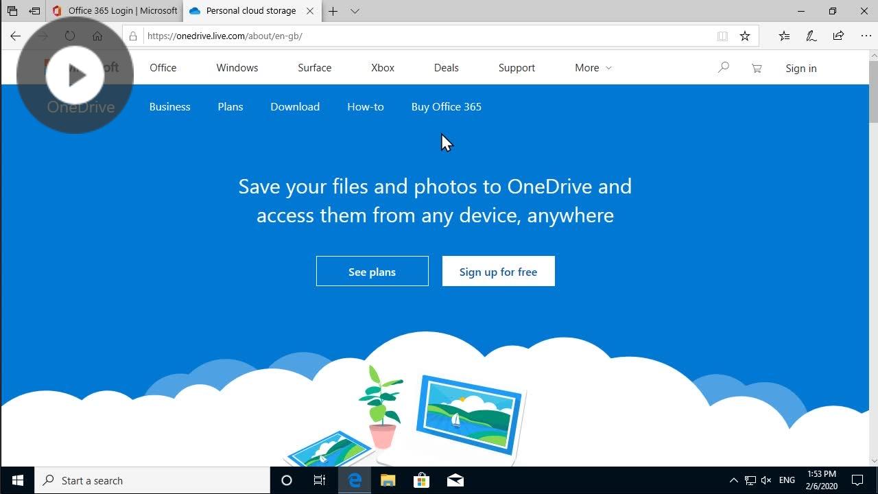 Signing in & Setting Up in OneDrive for Business 2020 - OneDrive for ...