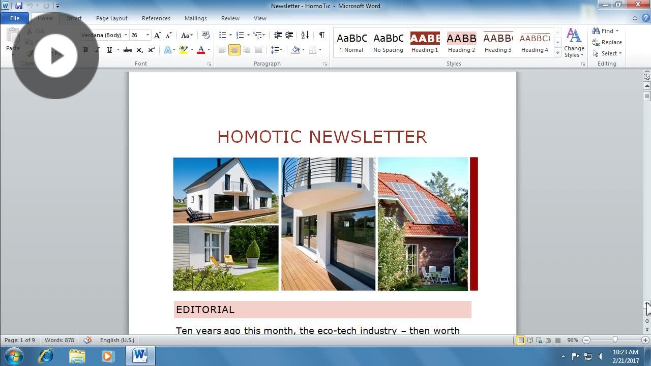 Getting Started with Word in Word 2010 for Windows - Word 2010 (Windows ...
