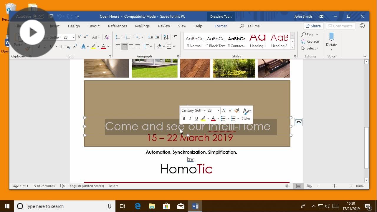Formatting Documents in Word Microsoft 365 for Windows - Word Microsoft ...