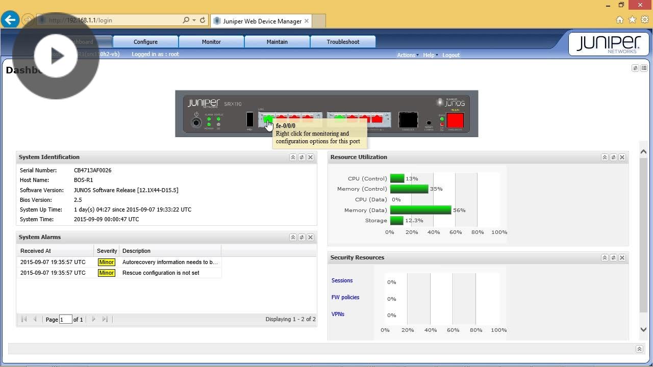 Junos OS Fundamentals - Juniper - BEGINNER - Skillsoft