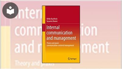 Internal Communication and Management: Theory and Praxis Communication-Centered Management Book ...
