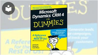 Microsoft Dynamics CRM 4 For Dummies Book - Skillsoft