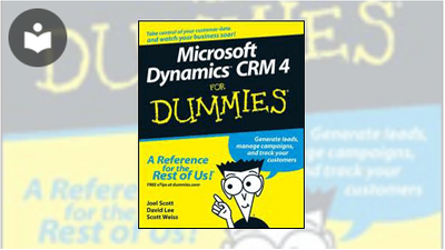 Microsoft Dynamics CRM 4 For Dummies Book - EVERYONE - Skillsoft