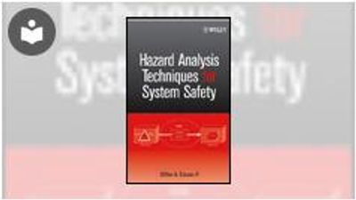 Hazard Analysis Techniques for System Safety Book - EVERYONE - Skillsoft