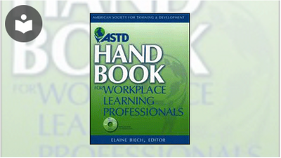 ASTD Handbook for Workplace Learning Professionals Book - EVERYONE ...