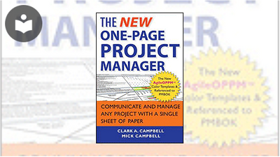 The New One-Page Project Manager: Communicate and Manage Any Project ...